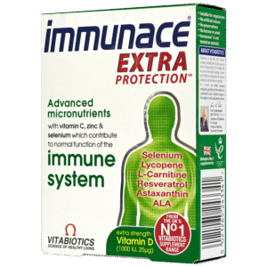 Immunace Extra Protección | Mejora del Sistema Inmune - Vitabiotics ...